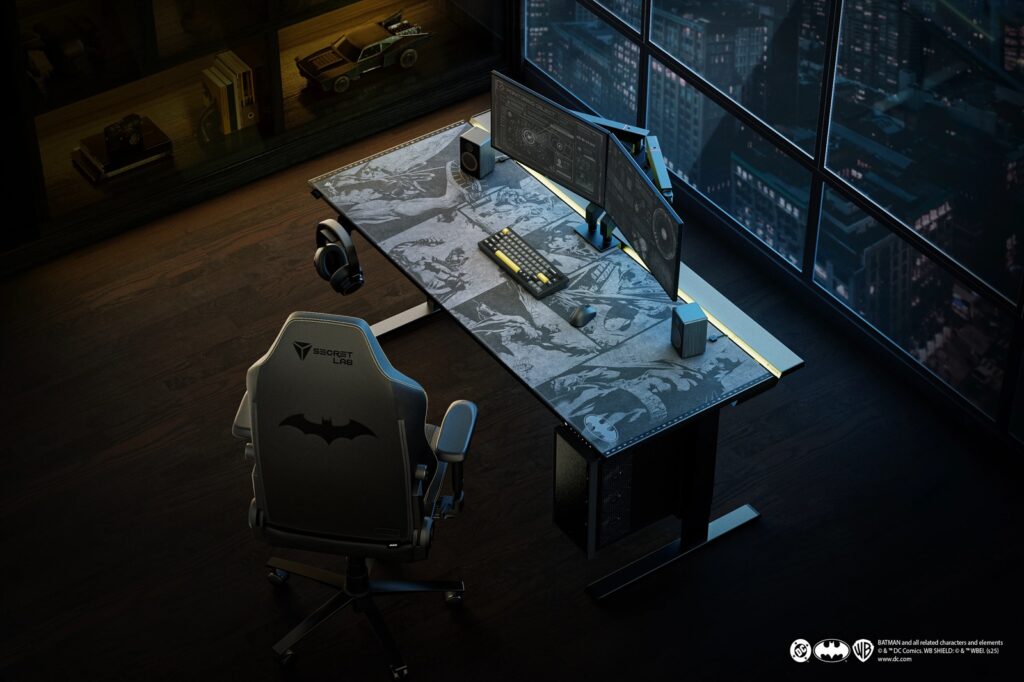 Secretlab Expands DC Collection with 'Dark Knight Archives' Desk