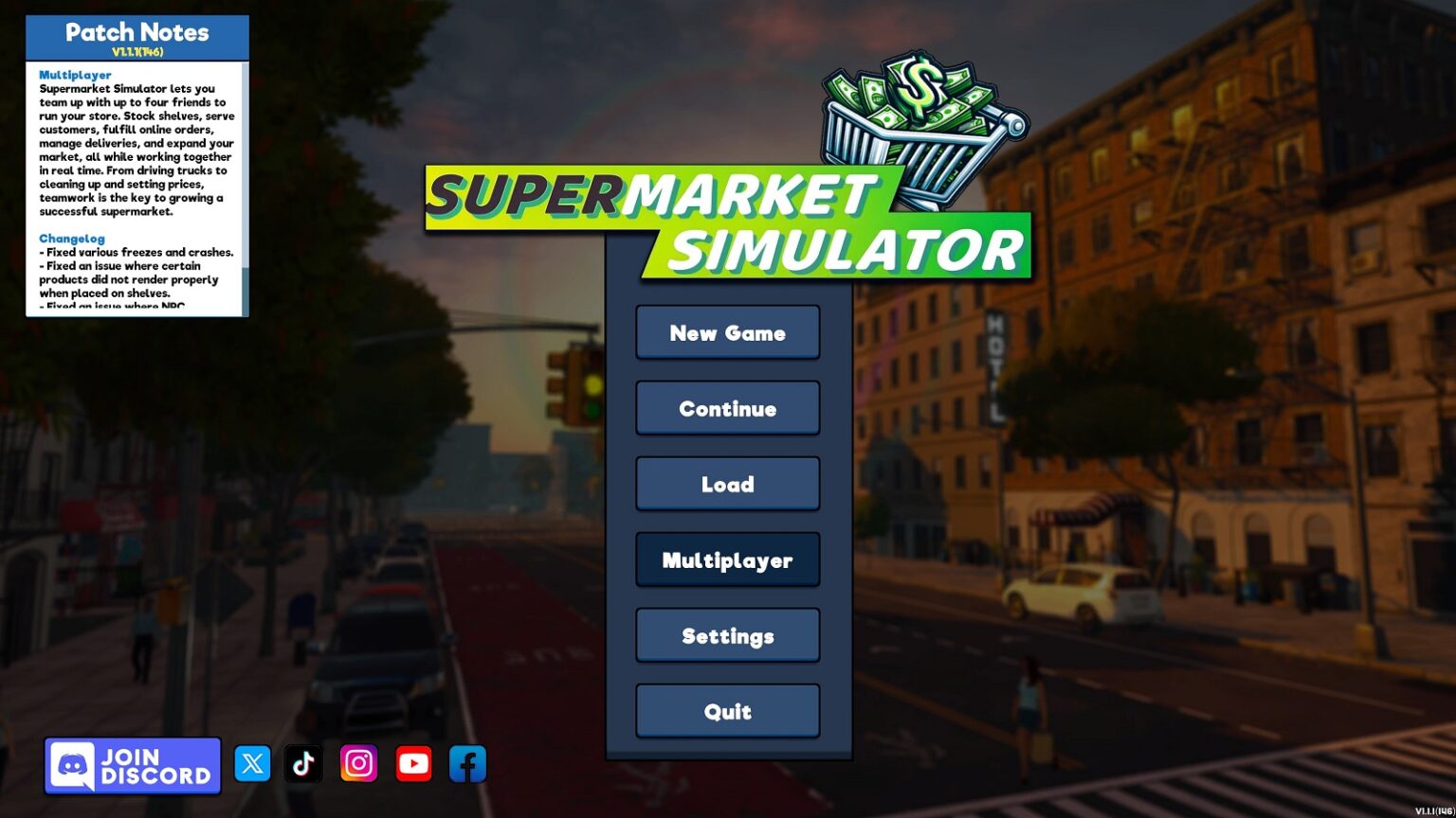 Supermarket Simulator Adds Much Requested Feature in Patch V1.1.1(146)